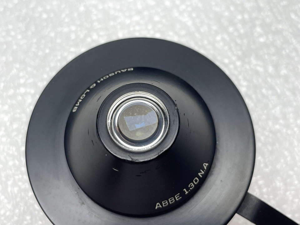 BAUSCH & LOMB MICROSCOPE CONDENSER ABBE 1.30 N.A CONDENSOR | eBay