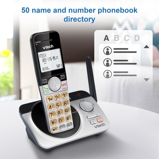 VTech CS5229-2 DECT 6.0 2-Handset Cordless Phone for sale online | eBay