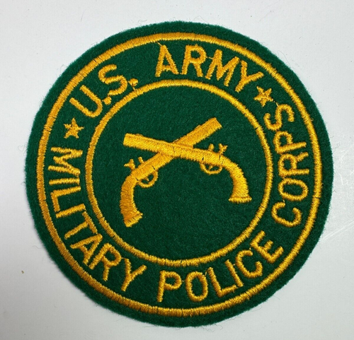 US Army Police Military Police Corps Felt Patch A4 | eBay