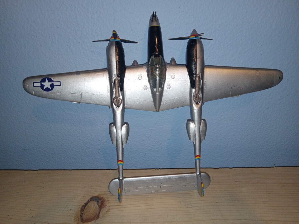 Lockheed P-38 L Lightning Scale Model, built | eBay