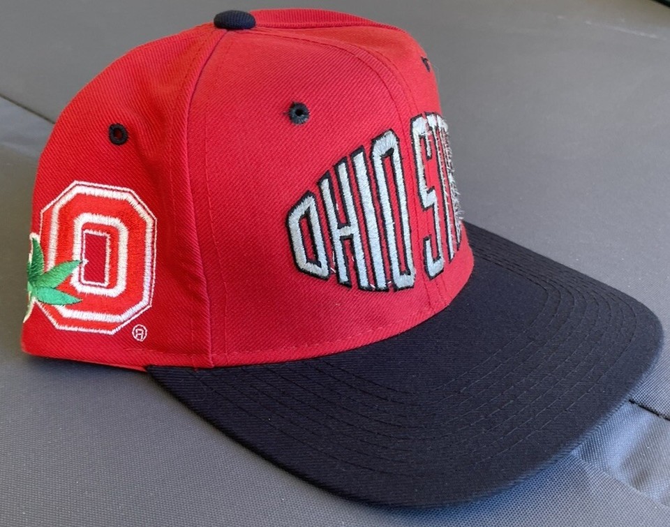 NWOT Vintage 90s Ohio State Buckeyes Headway Snapback Hat Cap Wool ...