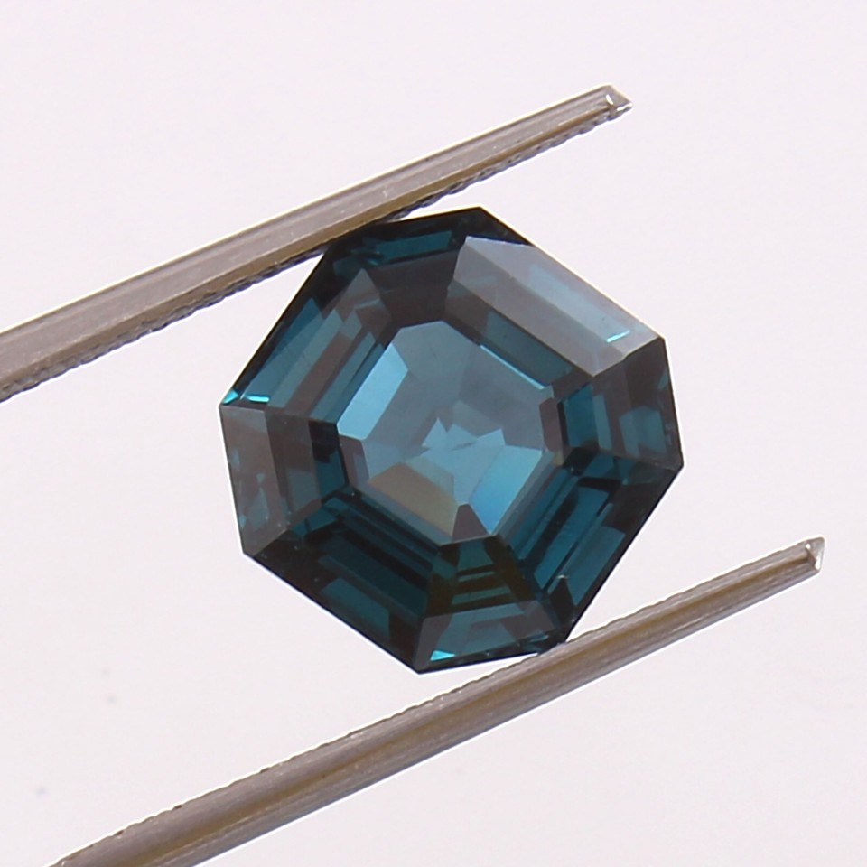 AAA Grade Natural Indicolite Blue Green Tourmaline Asscher Cut Loose ...