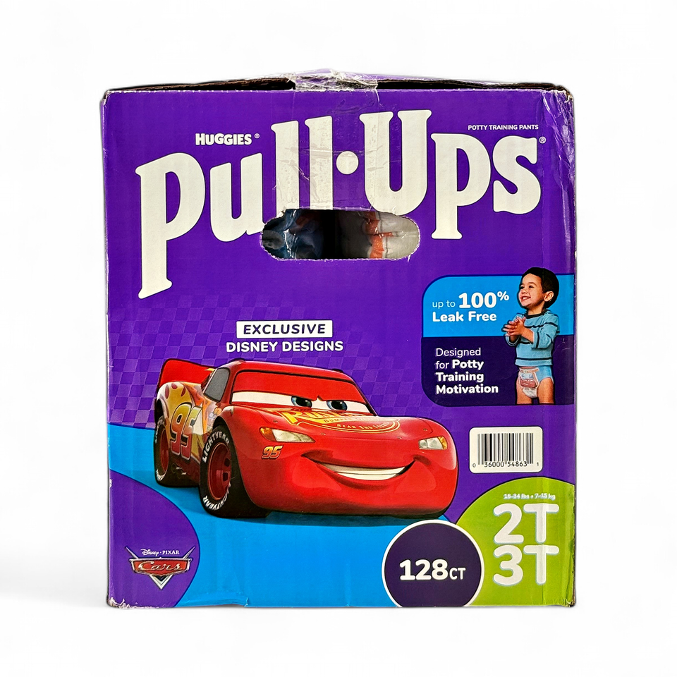 Huggies Pull-Ups - Cars Training Pants for Boys (Size 2T-3T) - 128 ...