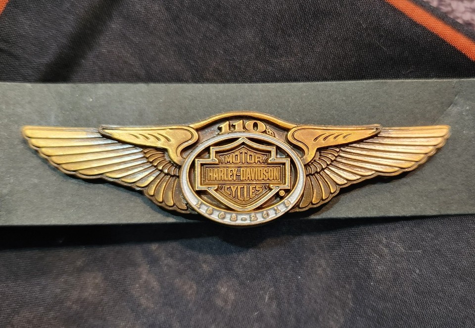 Harley Davidson Motorcycles Ride Pack 110th Anniversary Hat Pin and ...