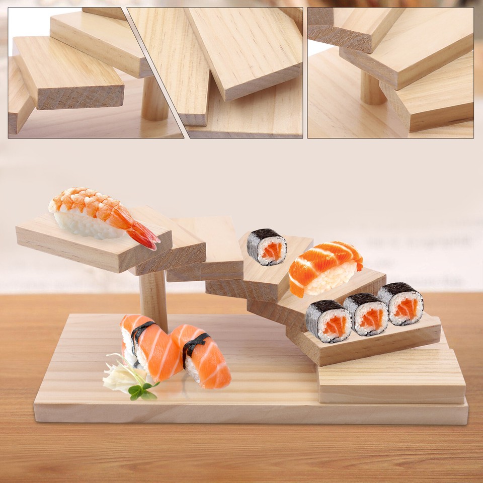 7 Layers Japanese Sushi Display Stand Rack Staircase Snacks Food ...