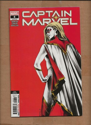 CAPTAIN MARVEL #8 1ST APPEARANCE STAR 3RD PRINTING RED VARIANT MARVEL ...