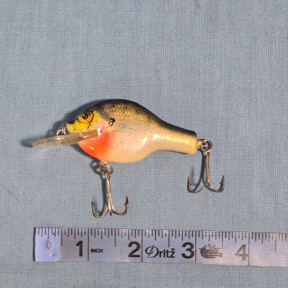 Vintage Bagley Small Fry Perch Bream Crankbait Fishing Lure In Good ...