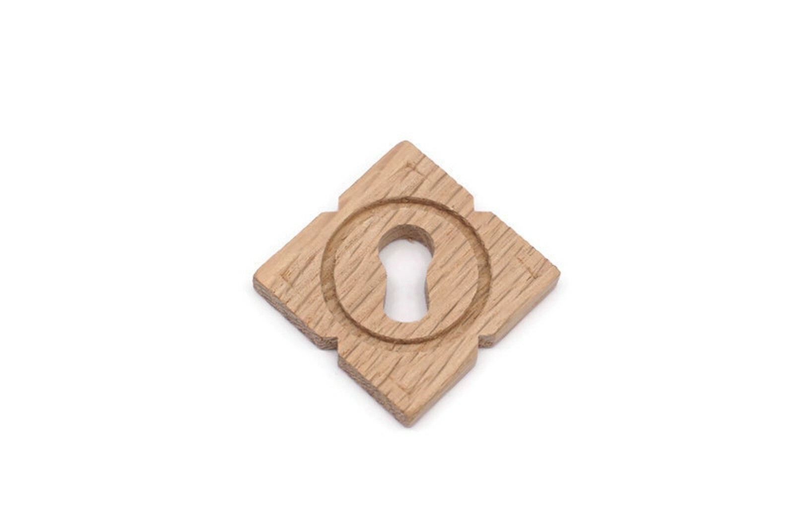 Keyhole Cover Plates Wood Escutcheon Furniture Lock Cover Antique Locks ...