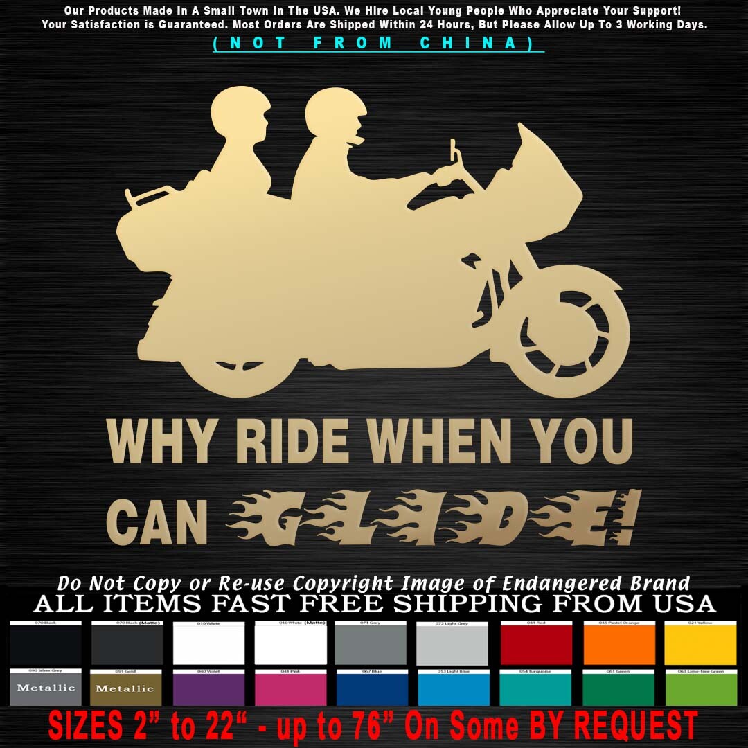 Bagger Motorcycle Decals Bagger Style Motorcycle Vector Illustration