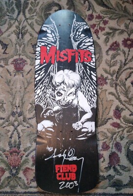 Rare Misfits Allen Jaeger'2002 Skateboard Deck Limited Edition Blitz ...