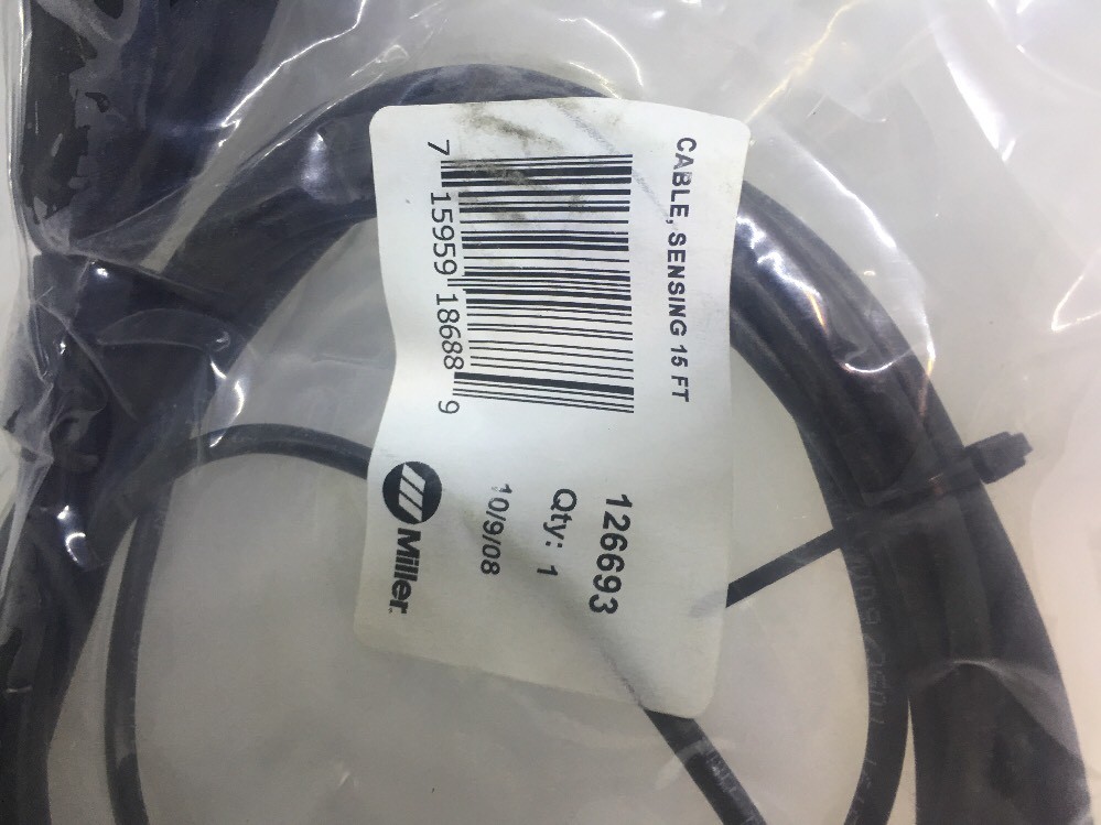 Miller #126693 15’ Sensing Cable. For Use W/ S-22P12 Wire Feeder. Free ...