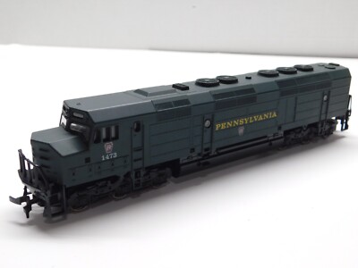 HO SCALE PENNSYLVANIA POWERED DIESEL LOCOMOTIVE TRAIN PRR #1473 | eBay