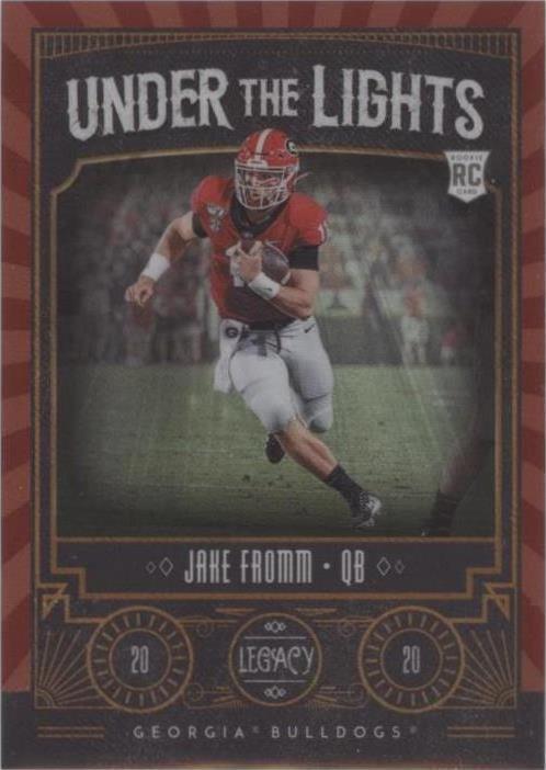 2020 Panini Legacy - Under the Lights Jake Fromm #UL-JF Ruby /50 (RC ...