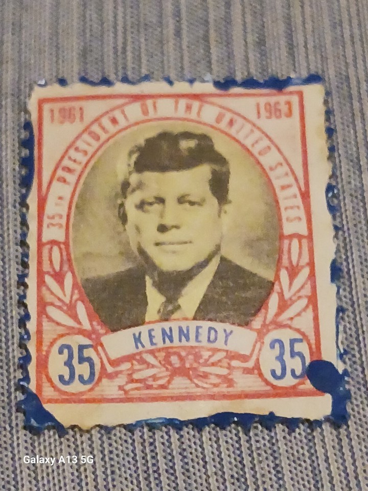 Super rare 35th US President Kennedy Stamp!!! Can’t find Anywhere On ...