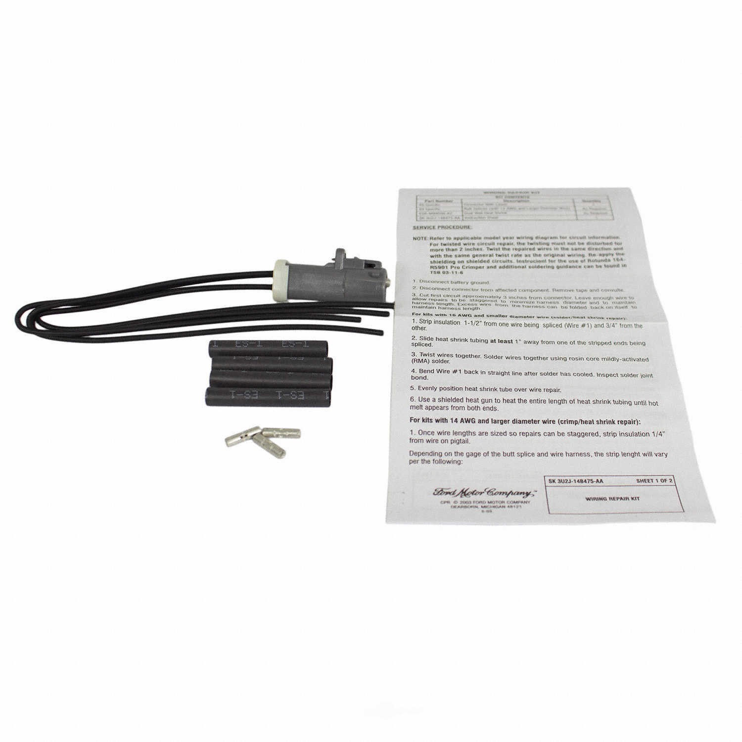 Parking / Turn Signal / Stop Light Connector Motorcraft WPT-1298 for ...