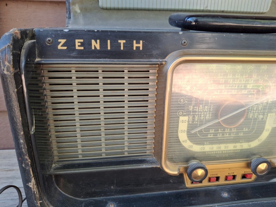 ZENITH WAVE- MAGNET TRANS- OCEANIC MULTI BAND RADIO Working Read. | eBay