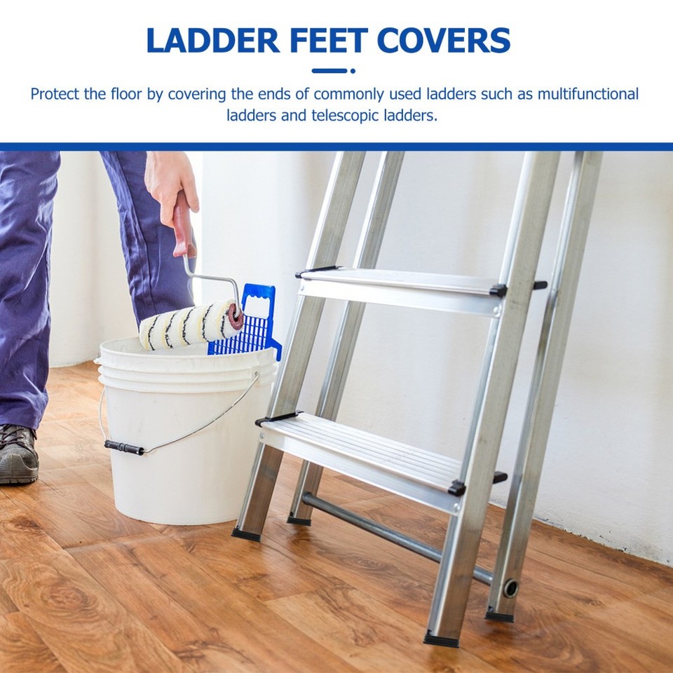 chair leg floor protectors tips 4x Foot End Caps Cover Covering Ladders ...