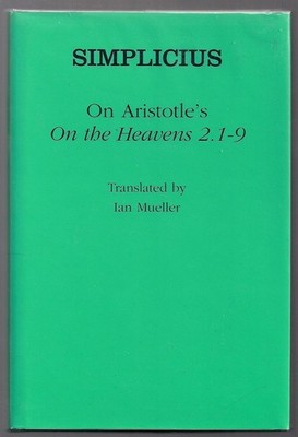 Simplicius / On Aristotle's On the Heavens 2.1-9 1st Edition 2004 | eBay