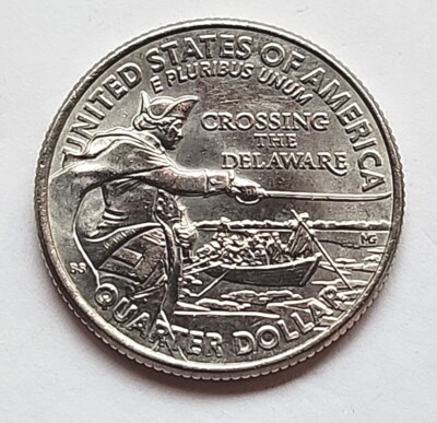 2021 P Crossing The Delaware Washington Quarter 25c Coin FREE SHI Q190 ...
