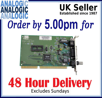 3Com 3C509-Combo Etherlink III ISA Network Card | eBay