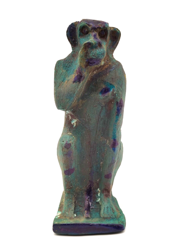 Unique Ancient Egyptian Monkey Baboon Vintage Multicolor Stone Handmade ...