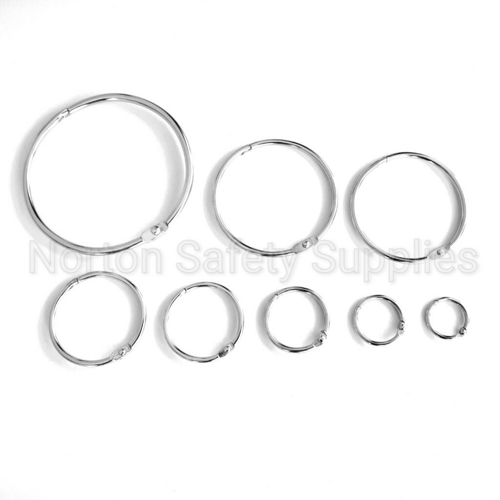 Hinged Key Rings / Split Rings - CHOOSE SMALL - EXTRA LARGE | eBay UK