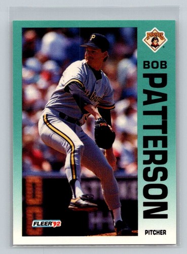 1992 Fleer #562 Bob Patterson Pittsburgh Pirates Baseball Card | eBay