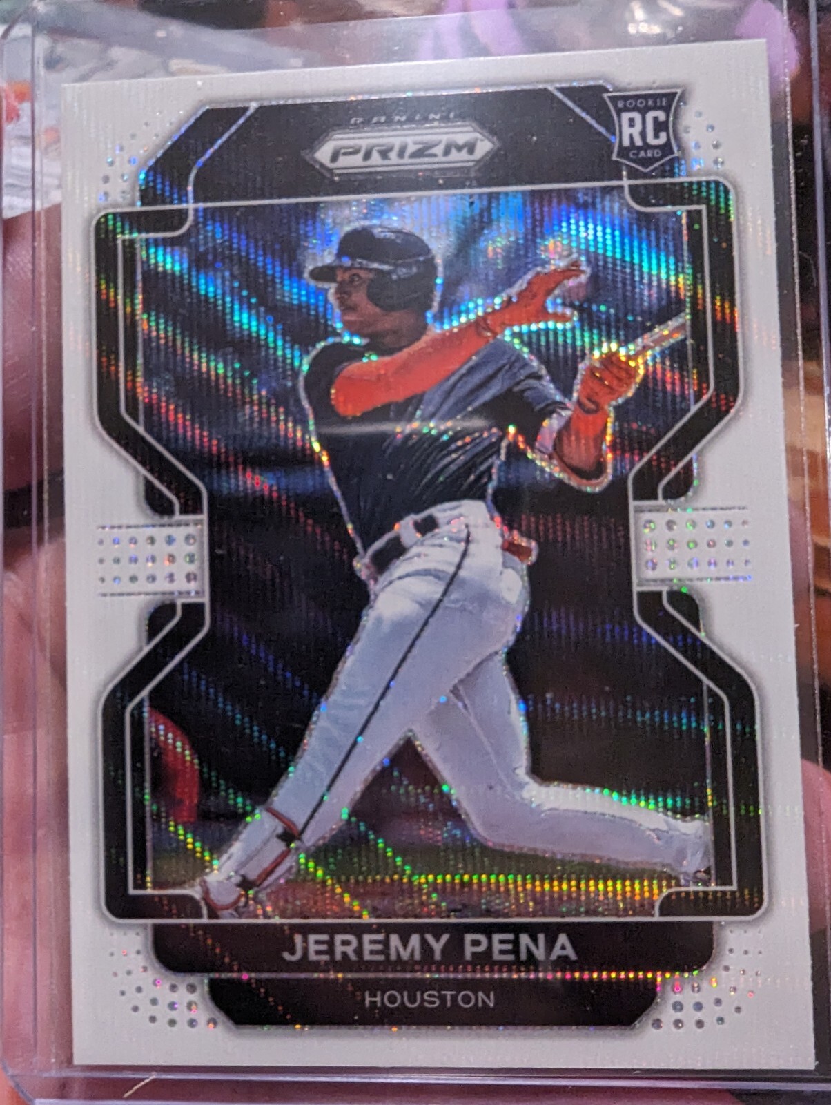 2022 Panini Prizm White Wave Jeremy Pena Rookie Card Houston Astros RC ...