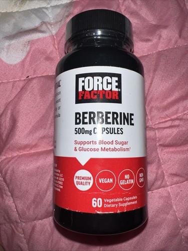 Force Factor Berberine 500mg, 60 Vegetable Capsules | eBay