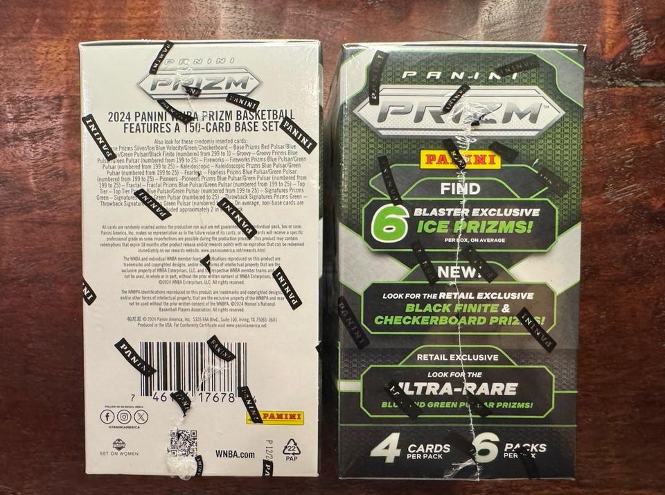 2024 WNBA PRIZM BLASTER BOX LOT OF 2🔥CAITLIN CLARK RC🔥 | eBay