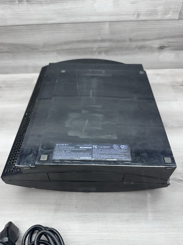 Sony PlayStation 3 Fat PS3 160GB Black Console Gaming System CECHL01 | eBay