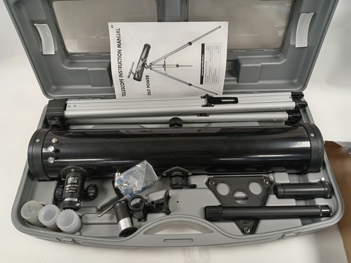 Science Tech Reflector Telescope 262X Power with Tripod and Case | eBay UK
