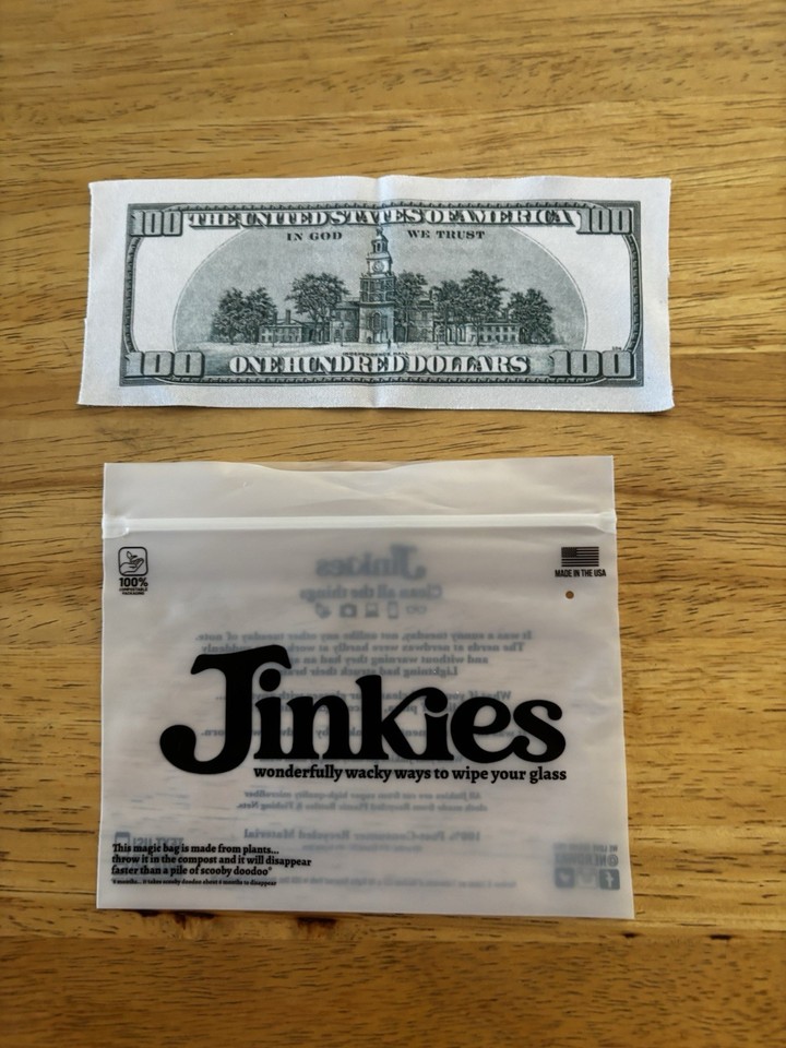 Nerdwax Jinkies Eye Glasses Cleaning Cloth 6.5”x3” Microfiber $100 ...