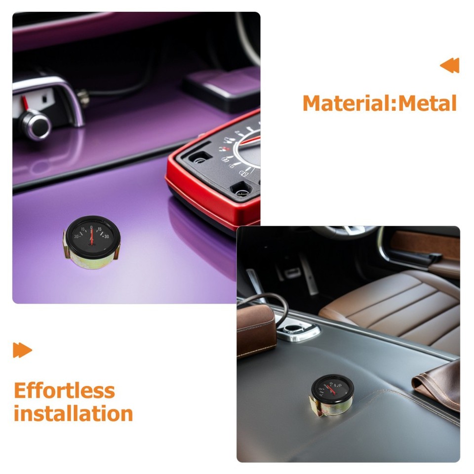 2pcs Car Alternator Tester Voltage Meter 12V-24V Gauge For Auto Boat ...