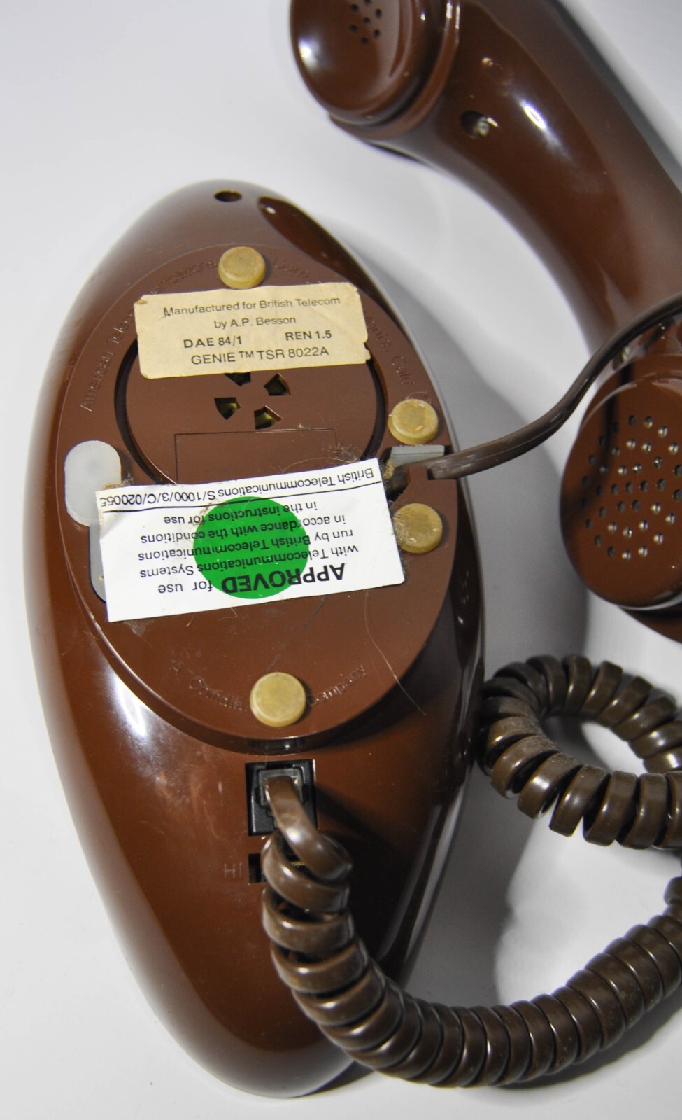 Retro 1980s British Telecom Genie 8022A Push Button Telephone ...