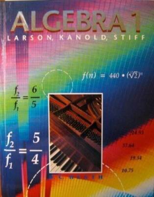 Algebra 1 - Hardcover By Larson, Ron - GOOD 9780669267501| eBay
