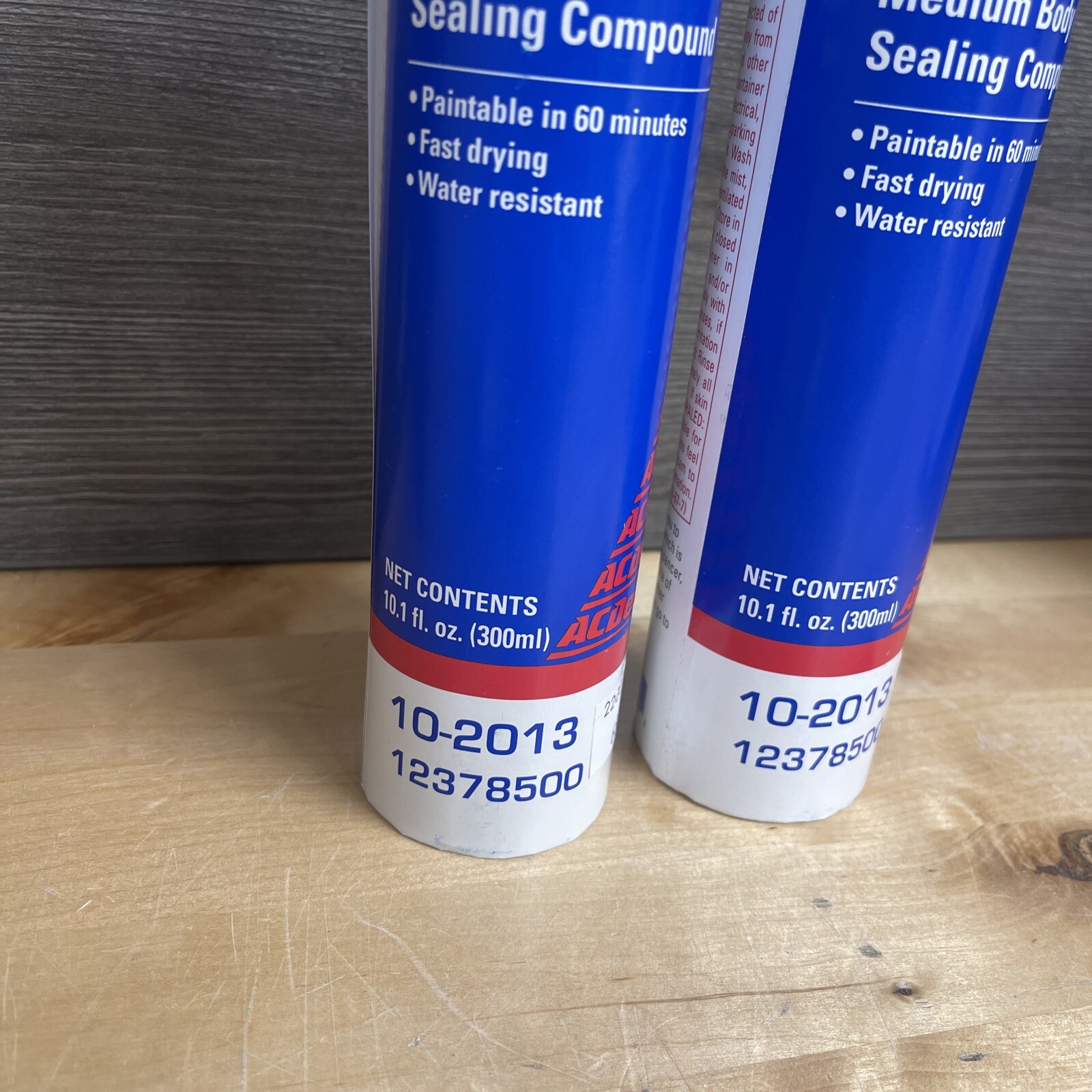2 Pack Genuine GM Medium Body Seam Sealing Compound Sealant 12378500 ...