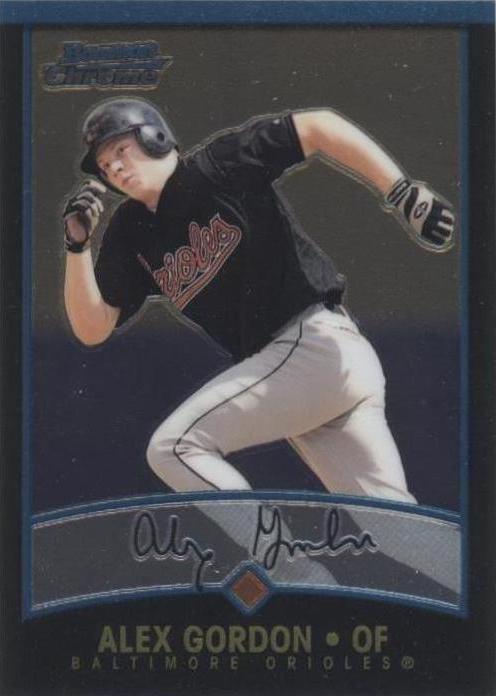 2001 Bowman Chrome - Alex Gordon #299 for sale online | eBay