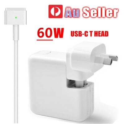 60W T-pin AC Power Adapter Charger for Mac-Book Pro A1425 A1502 A1435 ...
