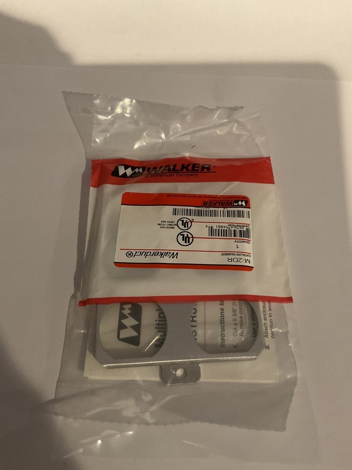 QTY (2) WIREMOLD WALKER M-2DR MULTIPLEX DUAL DUPLEX RECEPTACLE PLATE | eBay