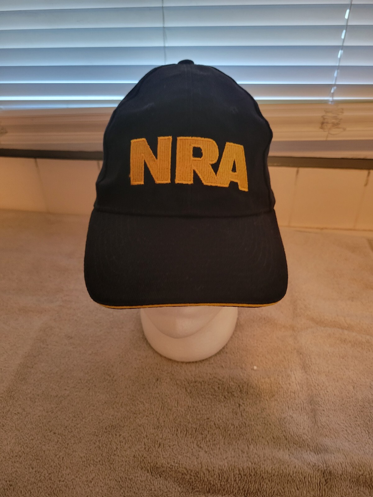 NRA Membership Hat Embroidered American Flag Black an… - Gem