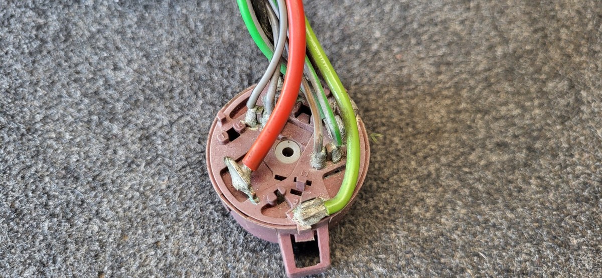 Diagrama de fiação do interruptor de ignição BMW E30