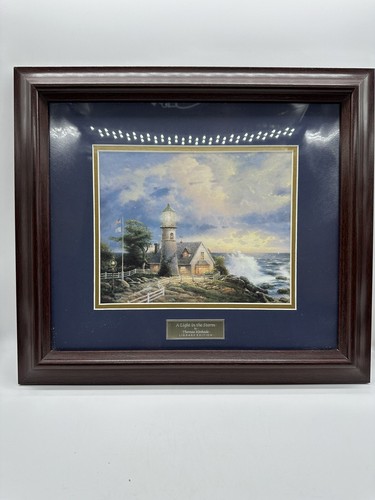 Thomas Kinkade A Light In The Storm Library Edition 2005 Home Interiors ...