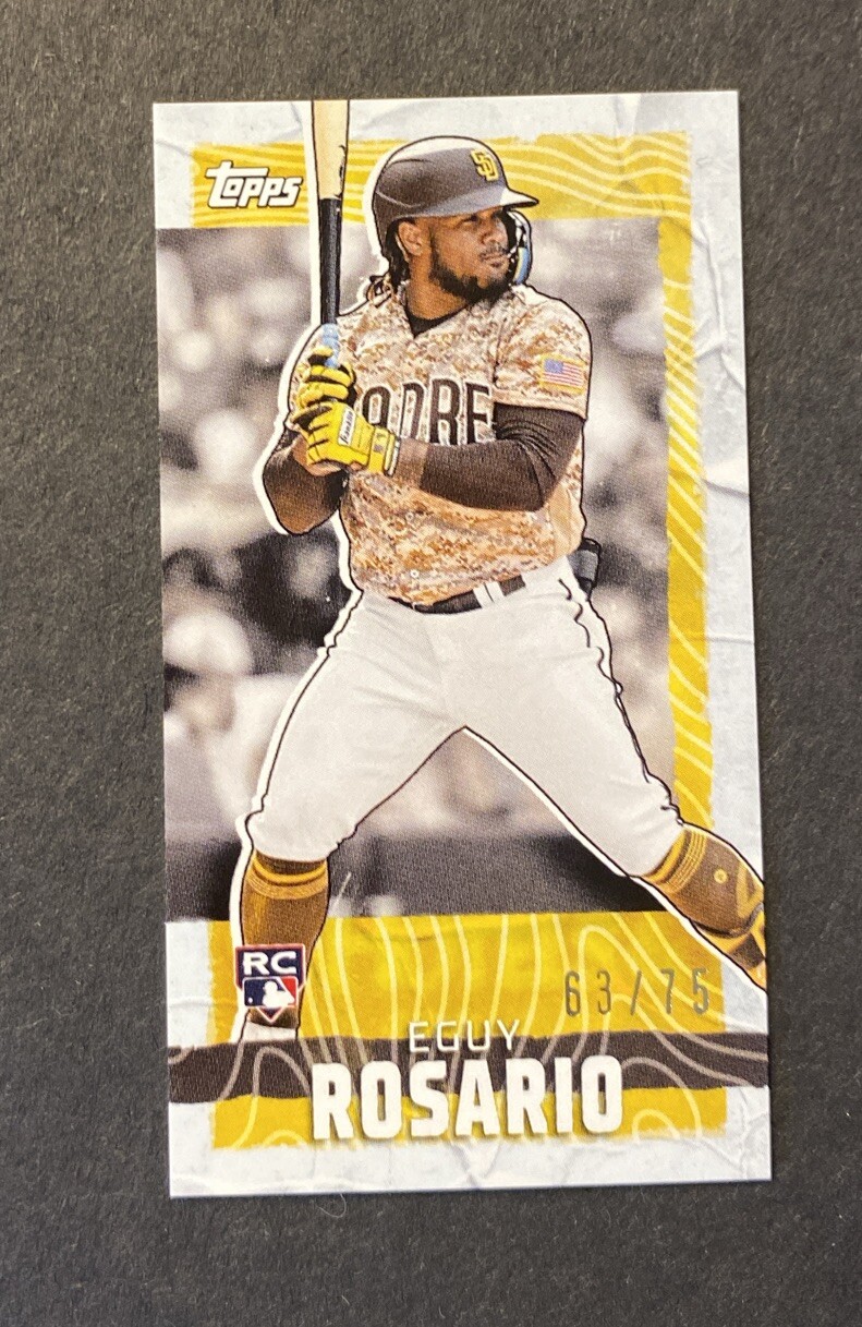 Eguy Rosario Topps 2023 Rip /75 RC Exclusive Mini Base | eBay