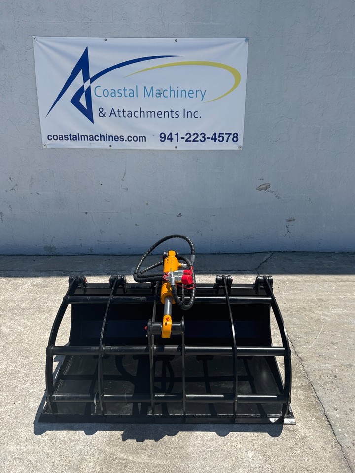 Mini Grapple Solid Bottom Attachment 44" Fits Mini Skid Steer Toro ...