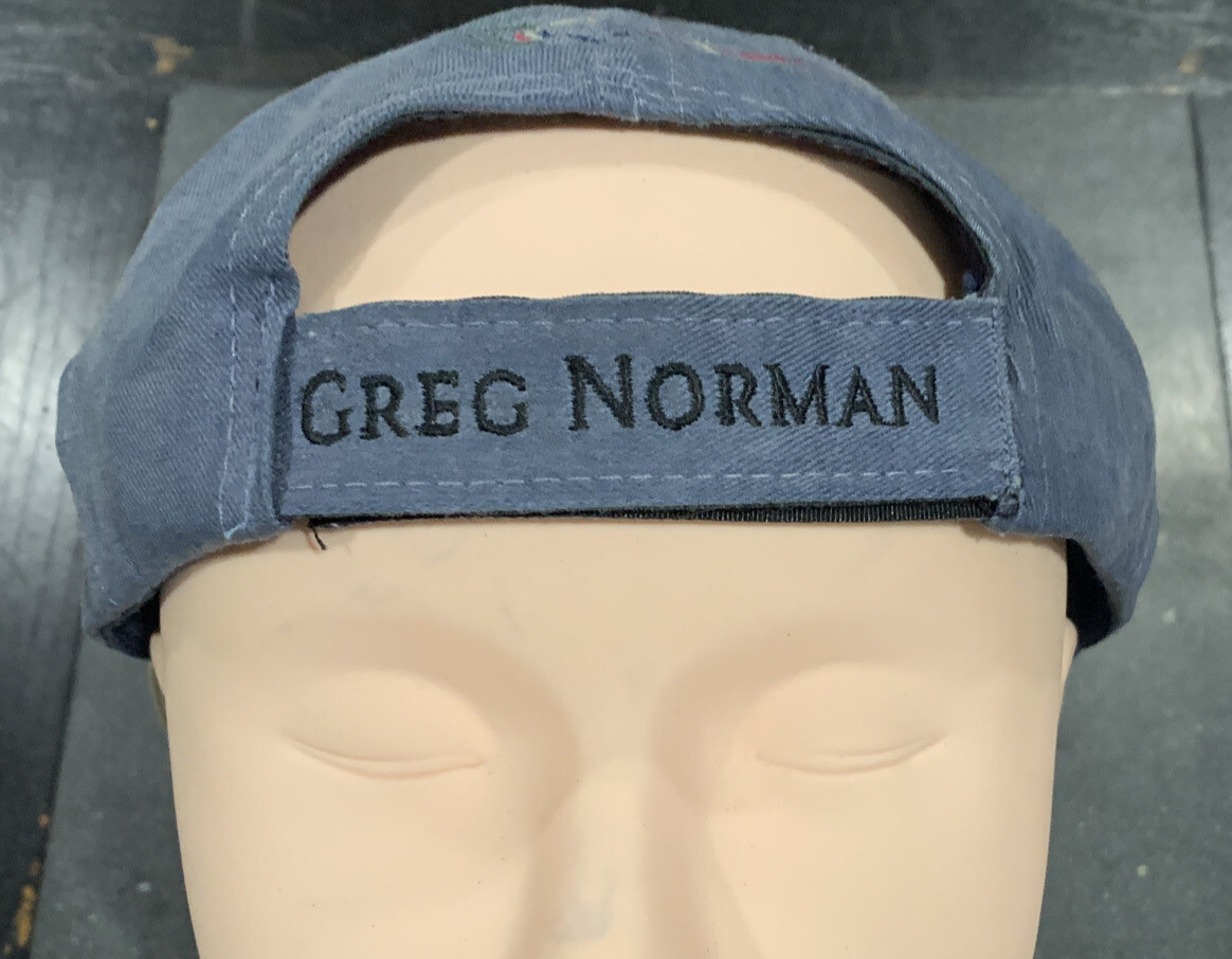 Vintage Denim Greg Norman Golf Hat Adjustable Basebal… - Gem