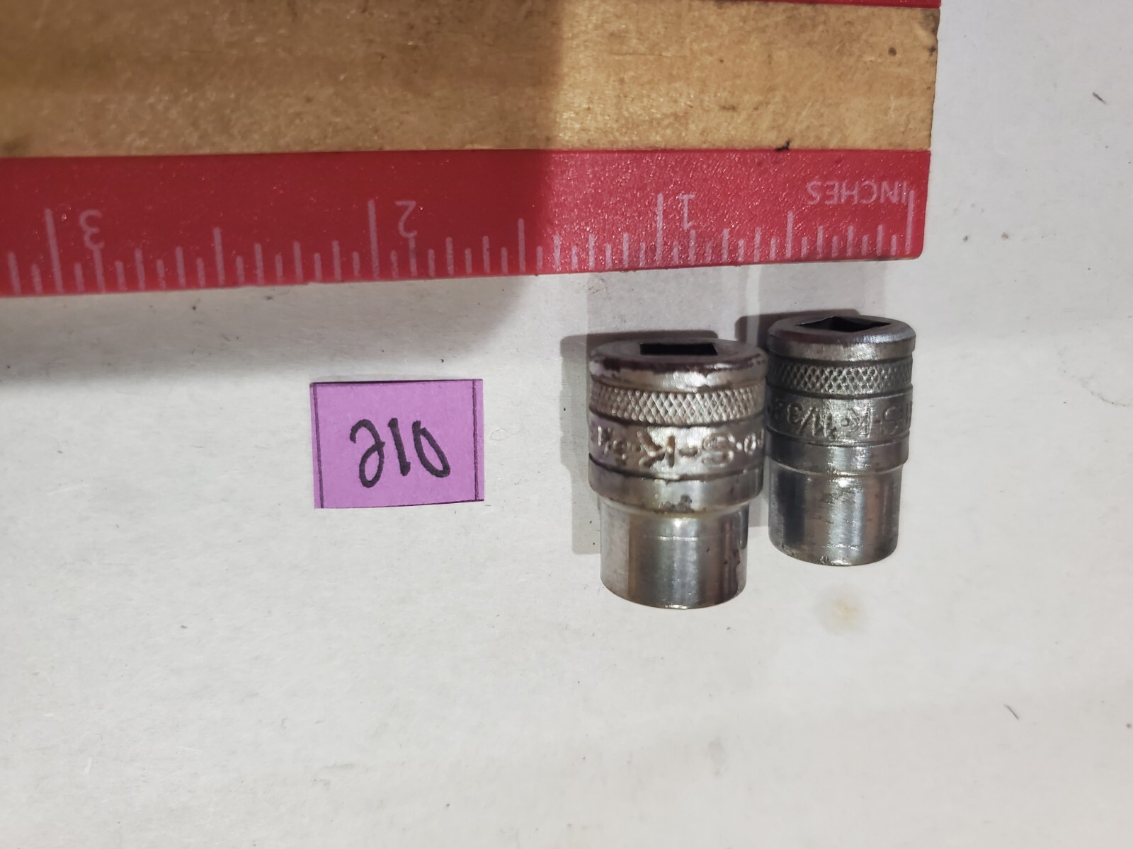 Vintage S-K 1/4" Knurled Sockets 8 Point 12 Point Ratchet Tool Diamond ...