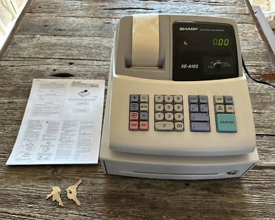 Cash Registers - Sharp Xe-A102 Electronic Cash Register