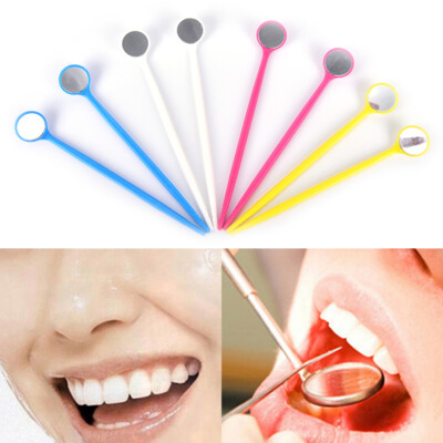 5pcs Disposable Oral Mirror Instruments Mouth Tooth Cleaning Inspection ...
