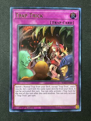 Yu-Gi-Oh TCG #RA03-EN078 Trap Trick 1st Edition Ultra Rare LP | eBay